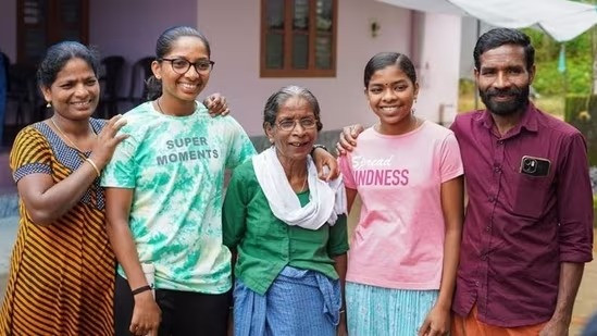 Rising Star Minnu Mani Embraced by the Indian Women's Cricket Team with ...